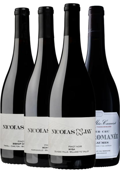 Nicolas Jay Single Vineyard + Meo Camuzet VR Chaumes '21 4-Pack | Watson's Wine