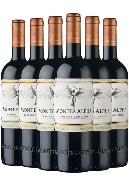 Buy Montes Alpha Cabernet Sauvignon 2021 6 Bottle Pack | Watson's Wine
