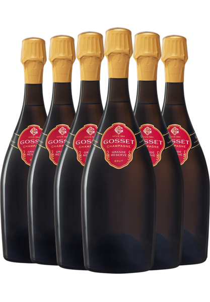Gosset Grande Reserve Brut (Without Gift Box) - 6 Bottle Pack | Watson ...