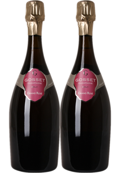 Gosset Grand Rose NV (Without Gift Box) - Twin Pack (Limited time offer ...