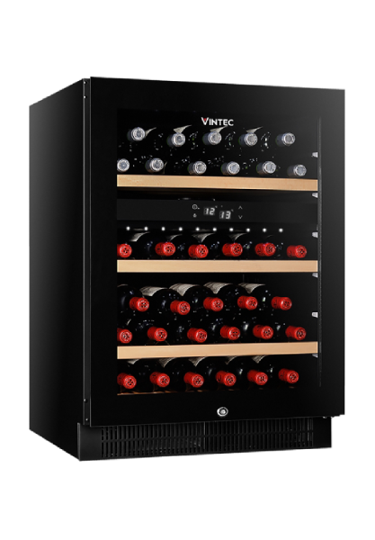 Vintec Noir 40 Bottle Wine Cabinet - Dual Temperature Zone | Watson's Wine