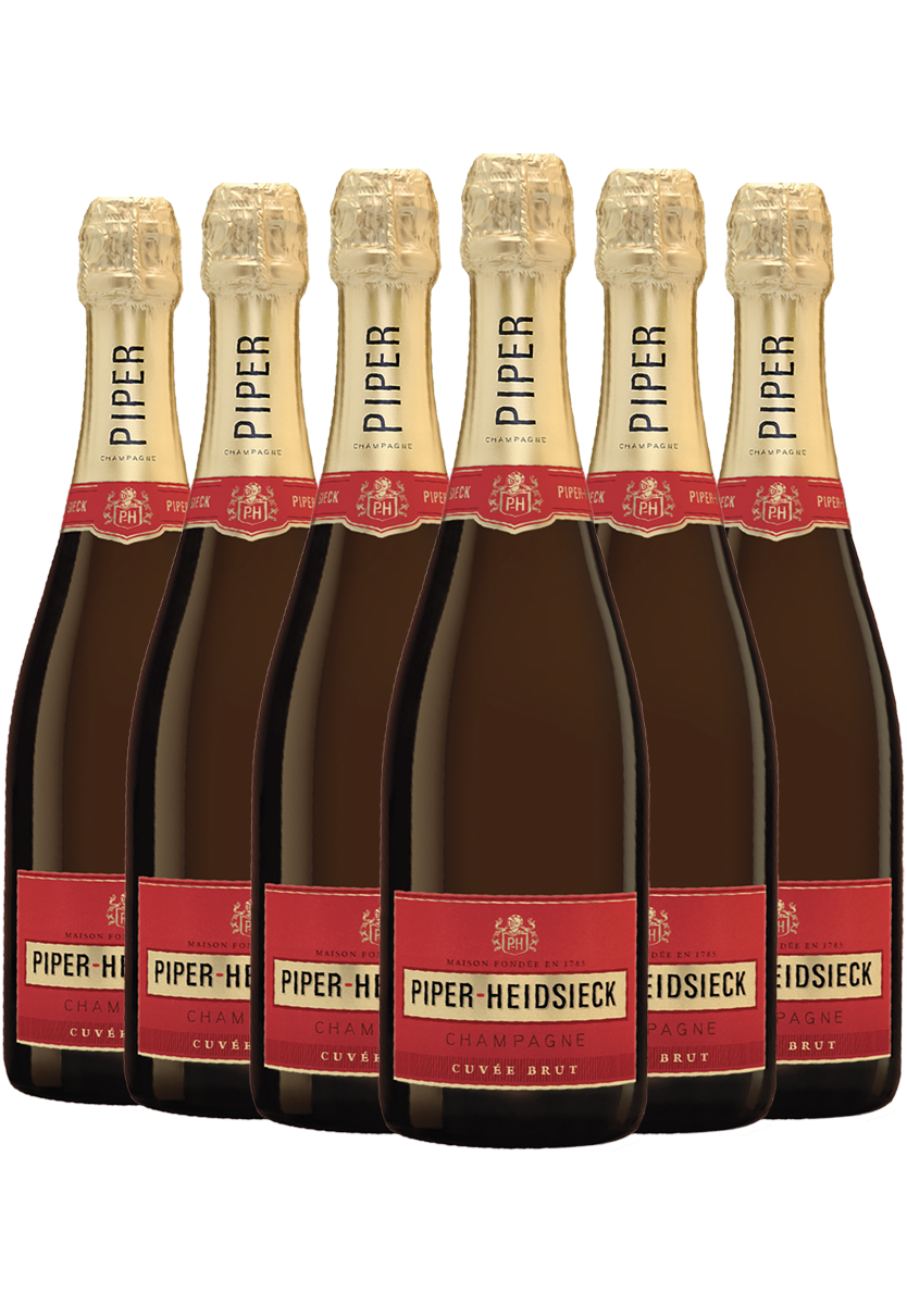 Piper Heidsieck Cuvee Brut NV - 6 Bottle Pack | Watson's Wine