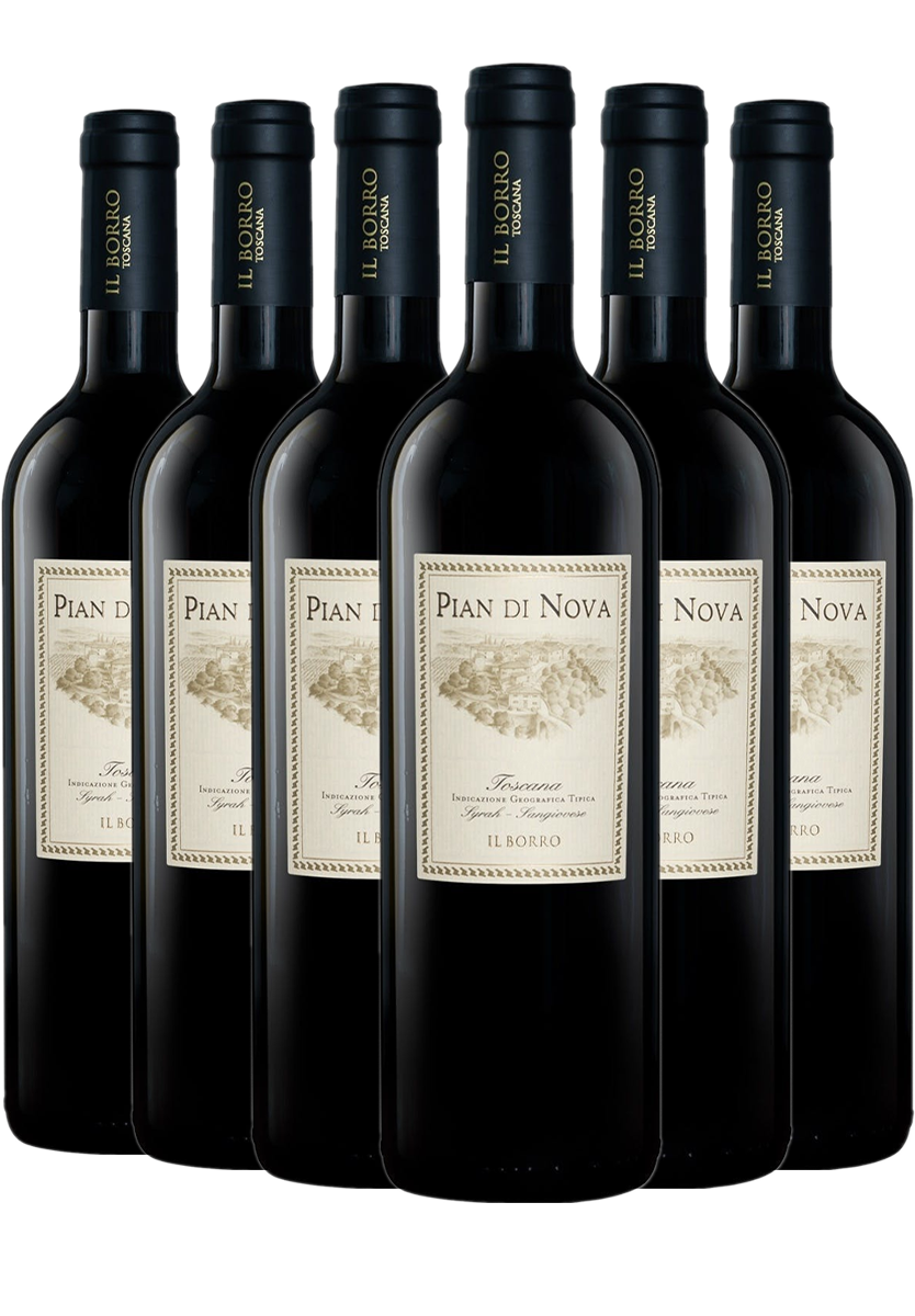 购买Il Borro Pian di Nova IGT Toscana Rosso 2019 - 6 Bottle Pack | 屈臣氏酒窖