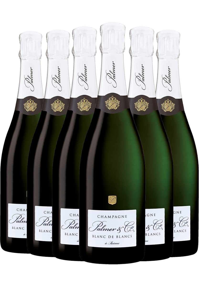 Champagne Palmer & Co Blanc de Blancs Brut NV - 6 Bottle Pack (Limited ...