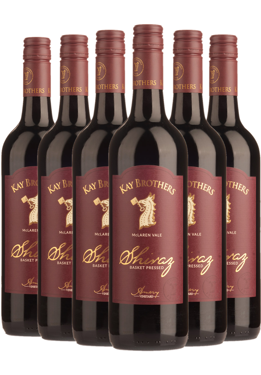 Kay Brothers Basket Pressed Shiraz 2021 - 6 Bottle Pack | Watson's Wine