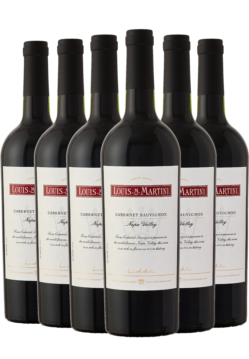 Louis M Martini Napa Valley Cabernet Sauvignon 2019 6-pack | Watson's Wine